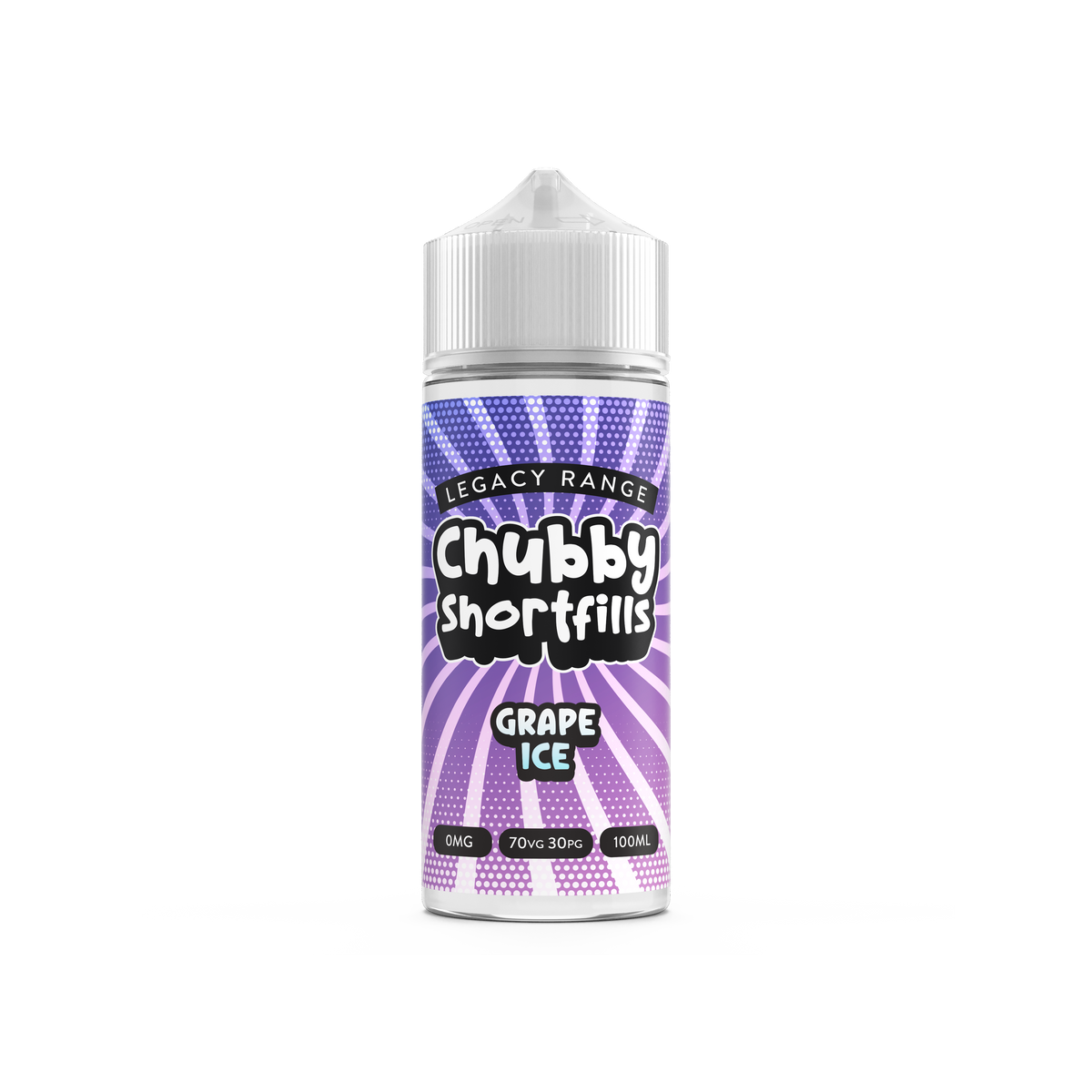 Chubby Shortfills - Legacy Edition - Grape Ice - 100ml – Exceptional ...