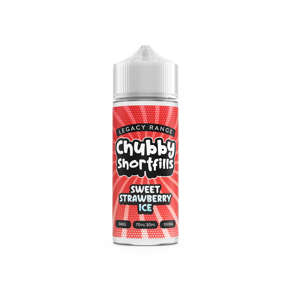 Chubby Shortfills - Legacy Edition - Sweet Strawberry Ice - 100ml ...
