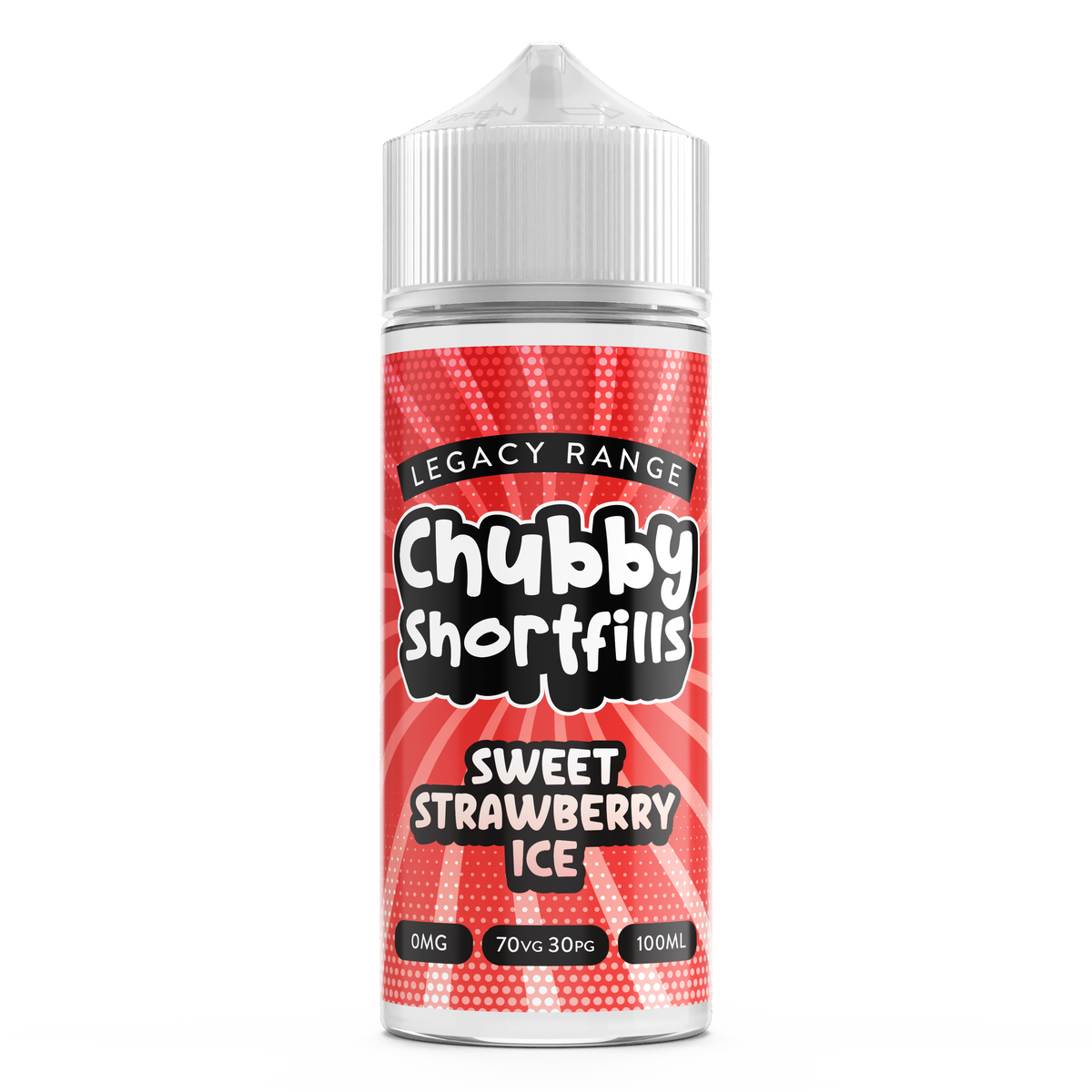 Chubby Shortfills - Legacy Edition - Sweet Strawberry Ice - 100ml ...